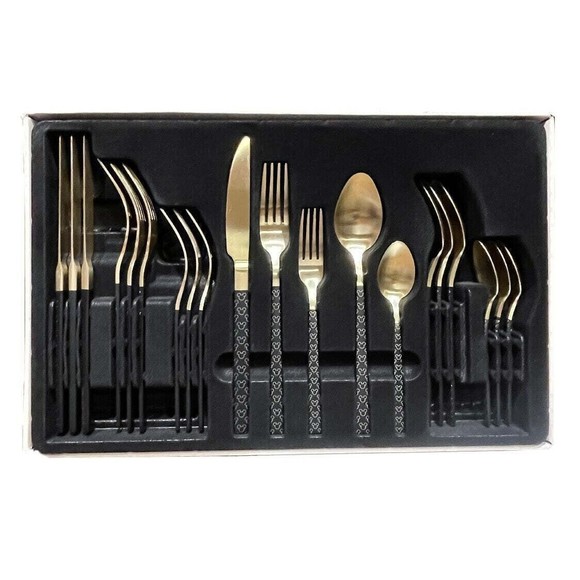 Disney | Dining | Disney Parks 5th Luxe Mickey Icon Silverware Black ...